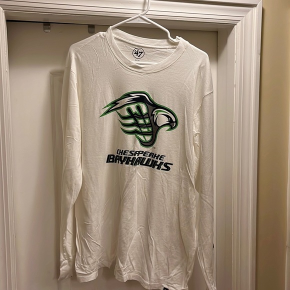 47 | Shirts | Chesapeake Bayhawks Mens Pll Lacrosse Long Sleeve Tee ...